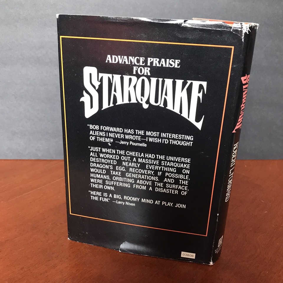 Vtg 80s Starquake Robert L Forward Hardcover Book 1985 Book Club ...
