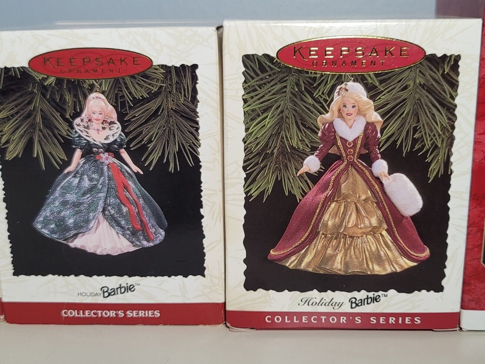 Hallmark Holiday Barbie Ornaments Lot Of Five 1993-1997 | eBay