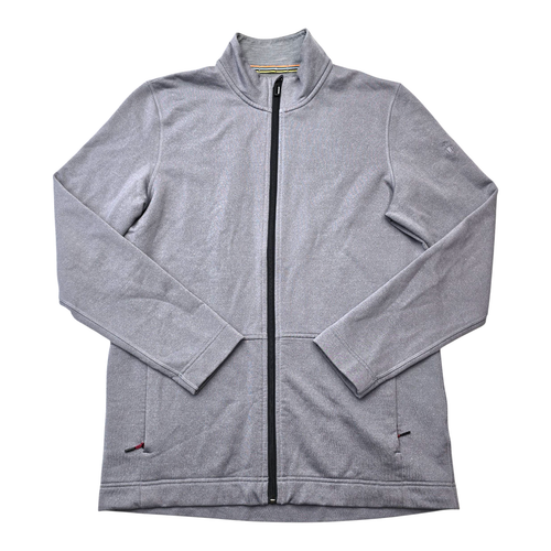 SmartWool Mens M Full Zip Merino Wool Blend Sweater Jacket Zip Pockets ...