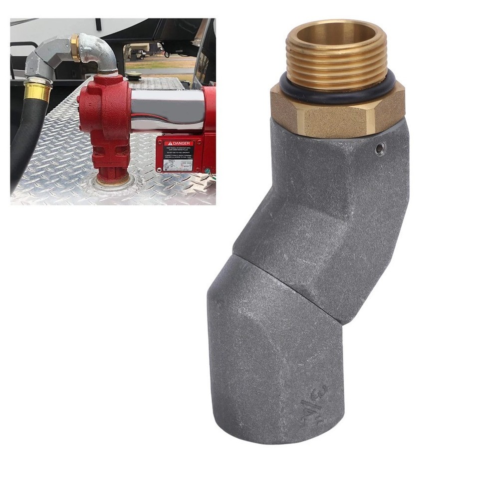 Fuel Hose Swivel Joint Metal Connector 360 Degree Rotation for Fuel Use ...