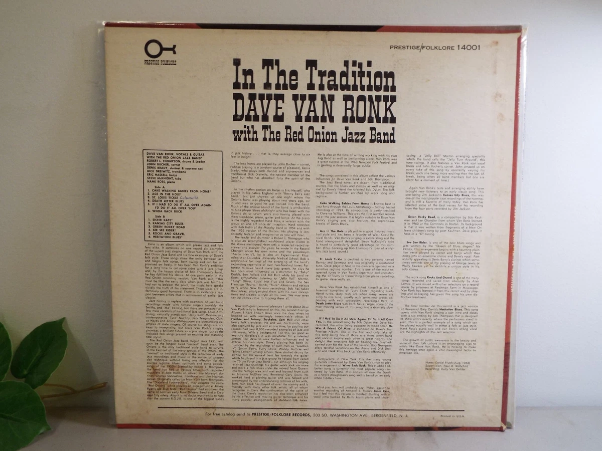 Inside Dave Van Ronk Vinyl