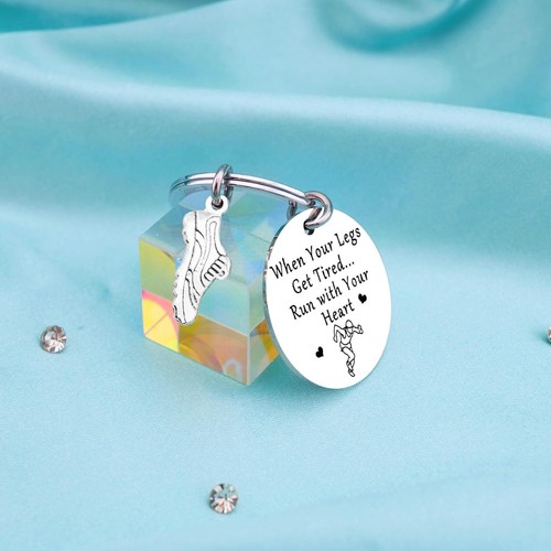 Track and Field Gifts for Runners Men Women Running Keychain ...
