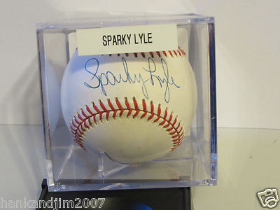 Sparky Lyle Autographed Coleman NL Baseball SGC COA | eBay