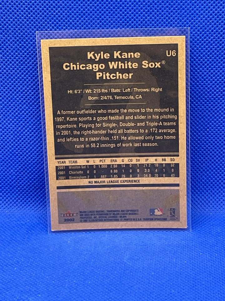 2002 Fleer Tradition Update - Prospects #U6 Kyle Kane (RC) | eBay
