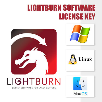 LIGHTBURN™ Software License Product Key Compatible & Windows PC MacOS X ...