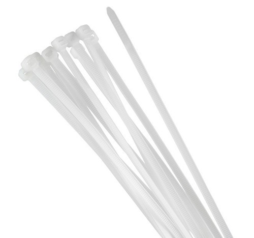 FASCETTA FASCETTE DI CABLAGGIO IN PLASTICA bianca 430x4,8 mm PZ 50 ...