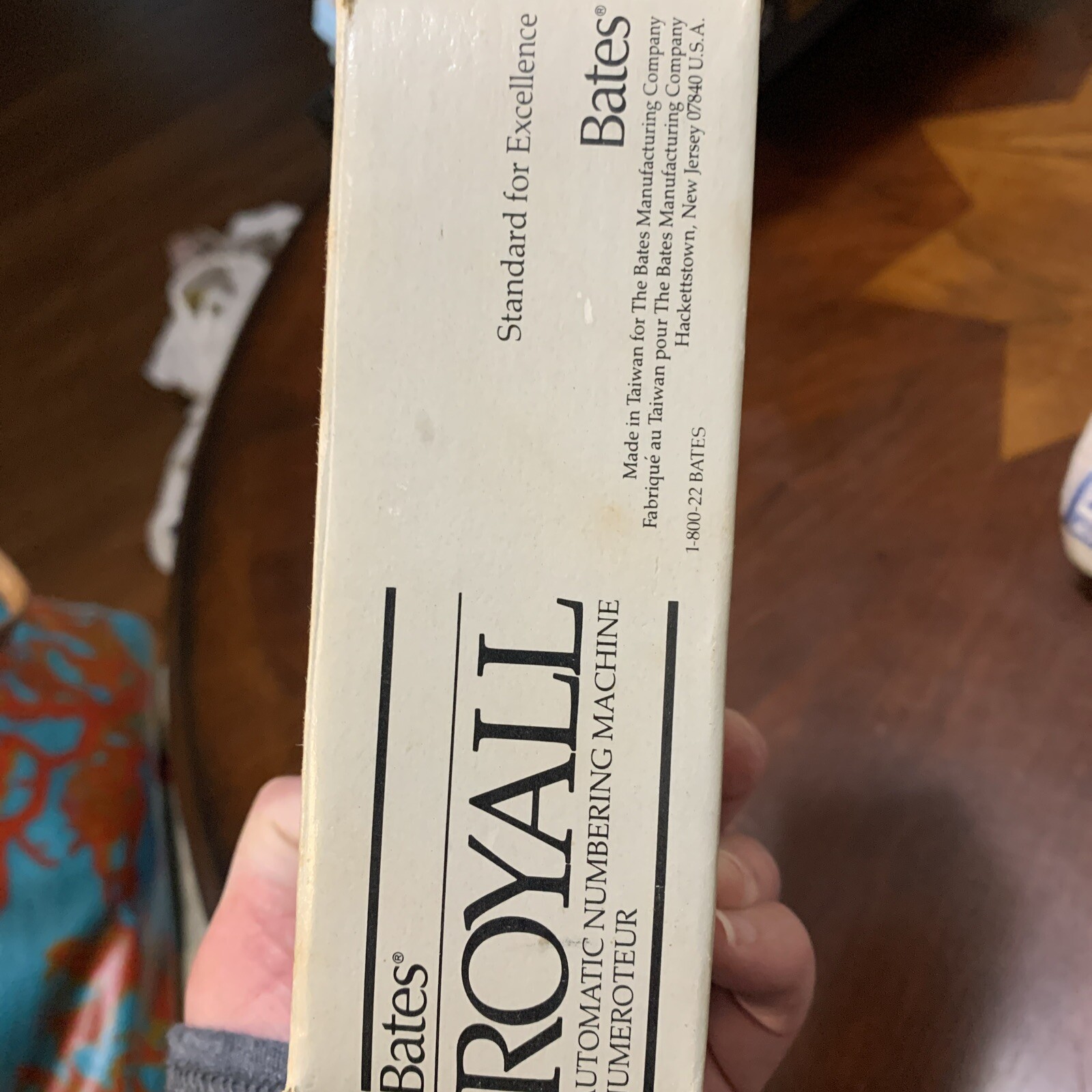 Bates Royall Automatic Numbering Machine Rnm6-7 Estate Find 07112 for ...