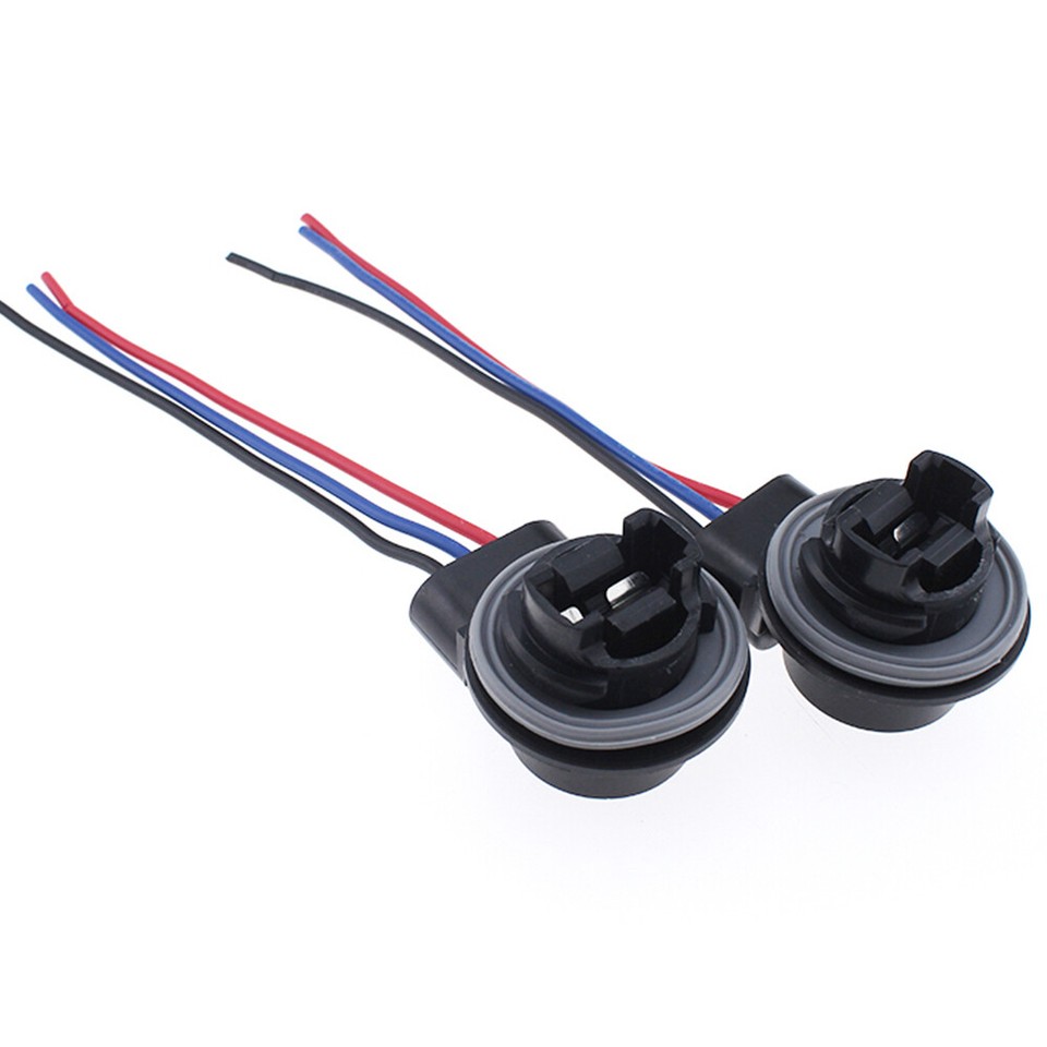 4Pcs Universal Pigtail Wire Female Socket 3157 S Harness Front Turn ...