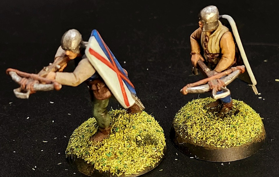 Painted French Burgundy Crossbows set for SAGA and other Wargames | eBay