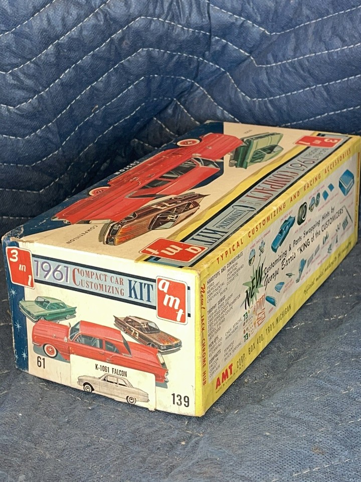 Unbuilt Vintage AMT 1/25 1961 Ford Falcon 3 in 1 Customizing Promo ...