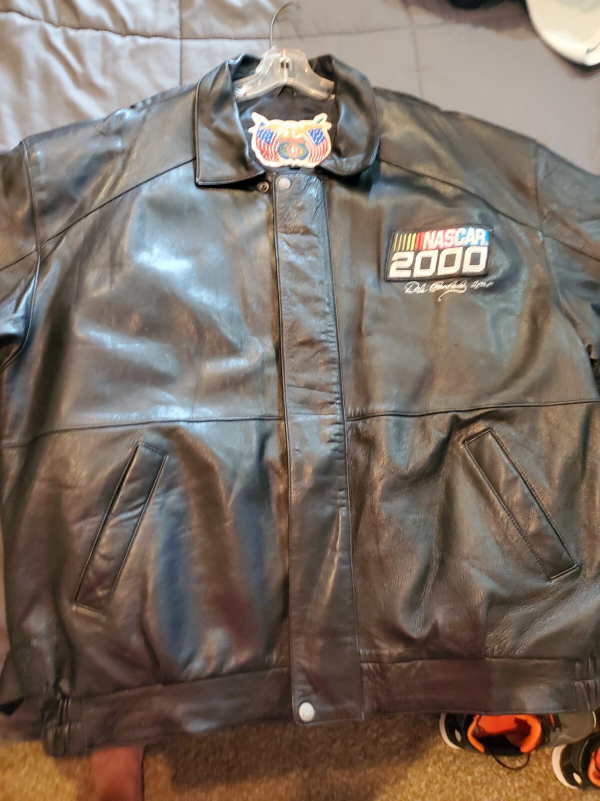 DALE EARNHARDT NASCAR CHAMPIONS SIGNED LEATHER JACKET! 1 OF A KIND ...