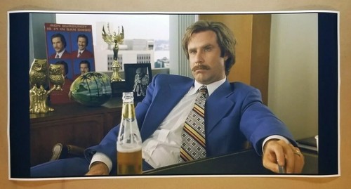 Anchorman Movie Poster Print 12" x 24" - Office Gift Comedy Man Cave ...