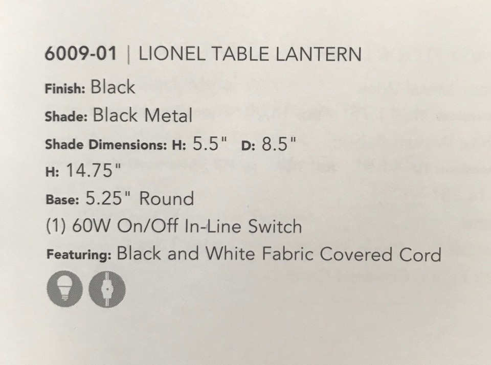 Lionel Table Lantren , Very Clean No Scratches On Item , It Was Floor ...