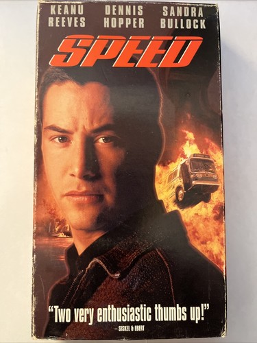 Speed VHS 1994 Keanu Reeves Sandra Bullock | eBay