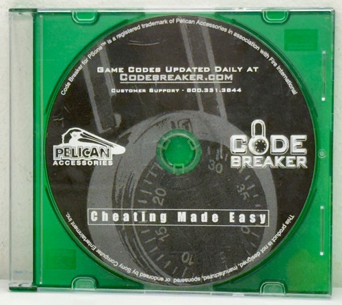 CODE BREAKER for PSone Cheating Made Easy Pelican Accessories DISC ONLY ...