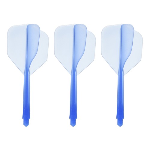 Integrated Dart Shaft Flights, 3 Pack Durable Dart Flight Set, Blue ...