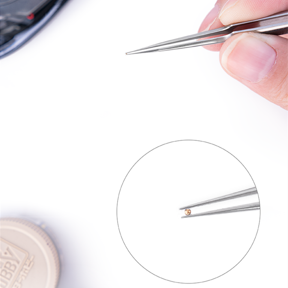 Stainless Steel Angled Tweezers Model Building Straight/Curved/Arc ...