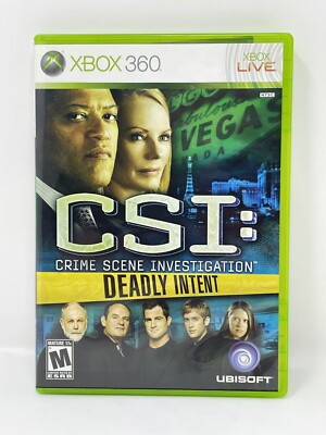 CSI: Crime Scene Investigation - Deadly Intent (Microsoft Xbox 360 ...