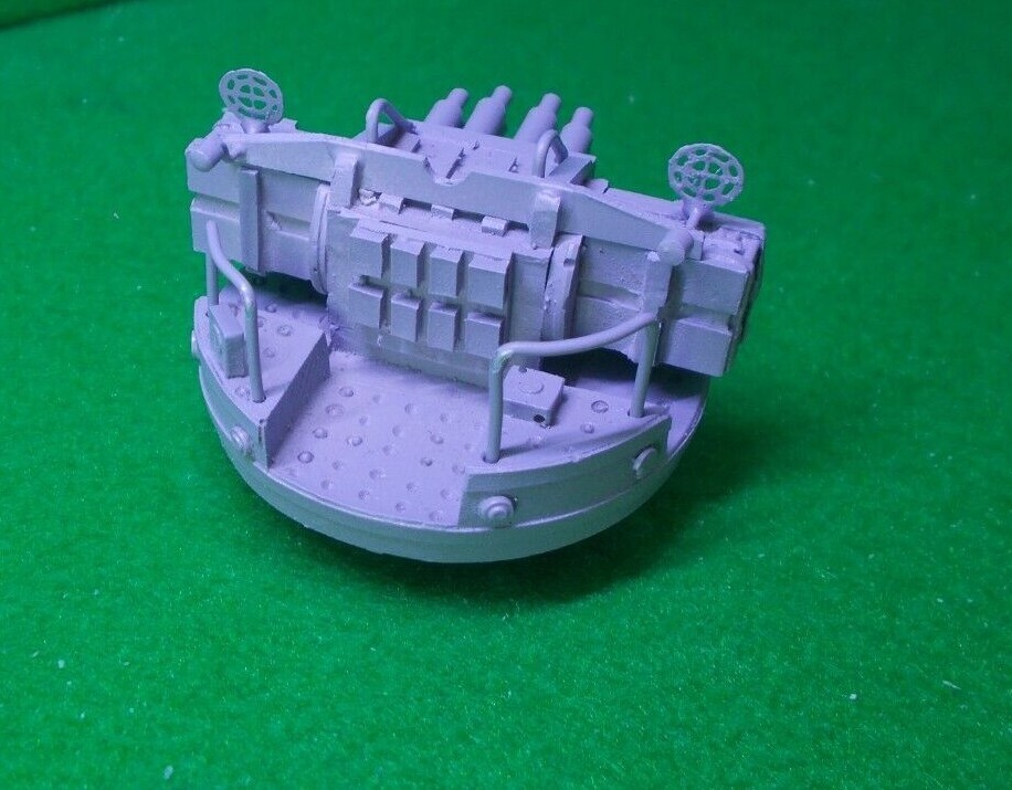 8 Barrelled Pom Pom in 1/96 scale. Model Boat Fittings. | eBay UK