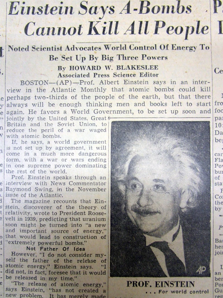 Albert Einsteins Atomic Bomb