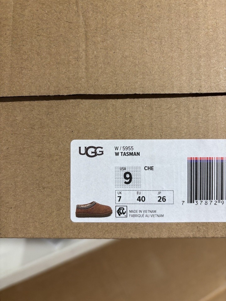 Brand New Women 100% Authentic UGG Tasman Chestnut Shoes Slippers ...