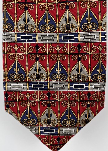 Robert Talbott Mens Designer Formal Silk Geometric Hearts Grid Iron ...