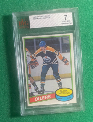 Mark Messier Rookie PSA 1980 O-Pee-Chee #289 Graded BGS 7 NM Oilers HOF ...