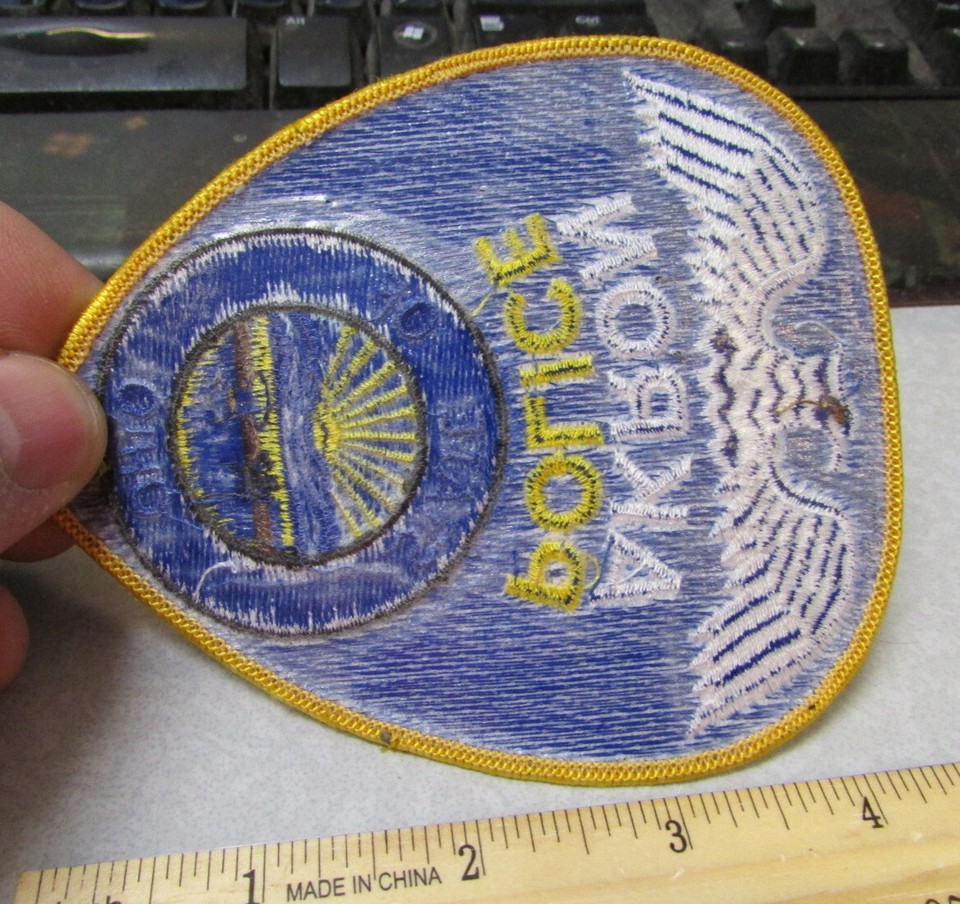 Akron Ohio Police Embroidered Patch, Police Souvenir shoulder Patch | eBay