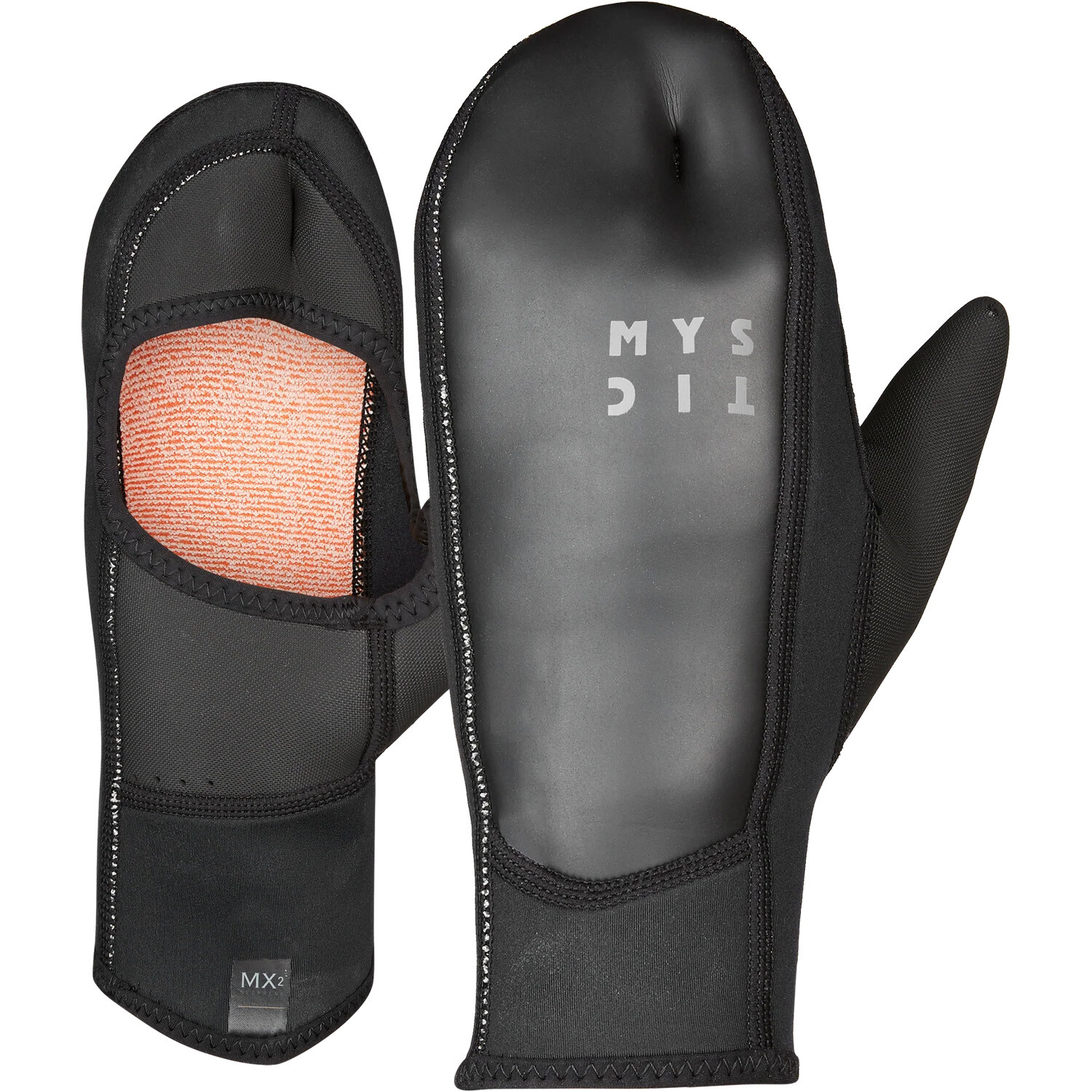 Mystic EASE 2mm Open Palm Wetsuit Mittens - Black 2023 | eBay