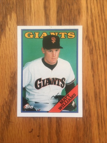 1988 Topps #372 Matt Williams Rookie Card San Francisco Giants | eBay