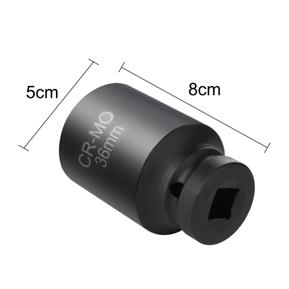 36mm Deep Impact Socket 1/2 Inch Drive 6 Point Hub Nuts Flywheel Tool ...
