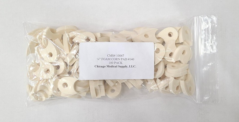 CMS Foam Corn Pads / Toe Separators Spreaders With Aperture 1/8" or 1/4 ...