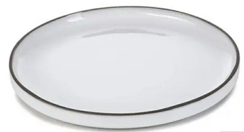 REVOL France Porcelain White Salad Plates Caractere French Dinnerware ...
