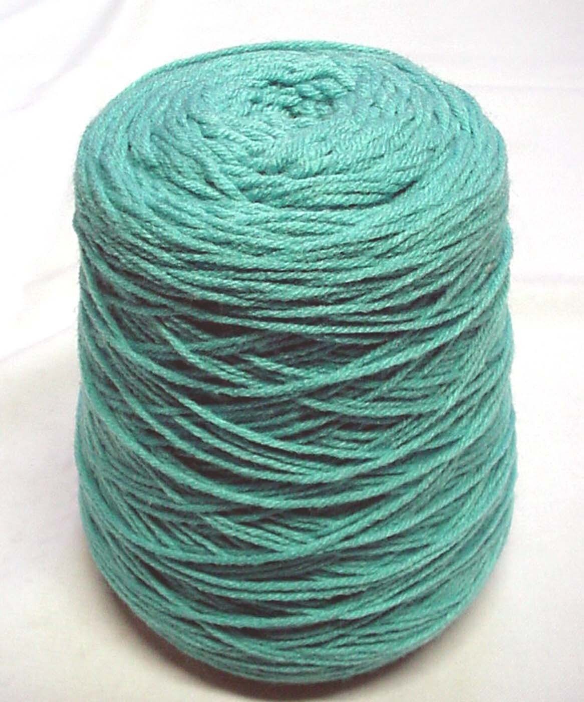 4-ply Worsted Weight Acrylic Yarn on One (1) pound Cones--Topaz | eBay