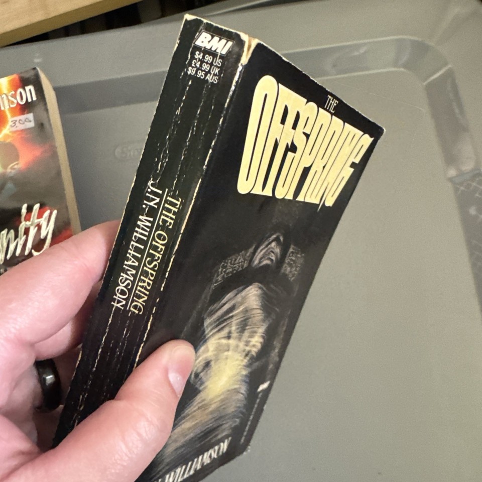 J. N. Williamson Lot 3 Vintage Horror Paperbacks: Offspring Noon Spell ...