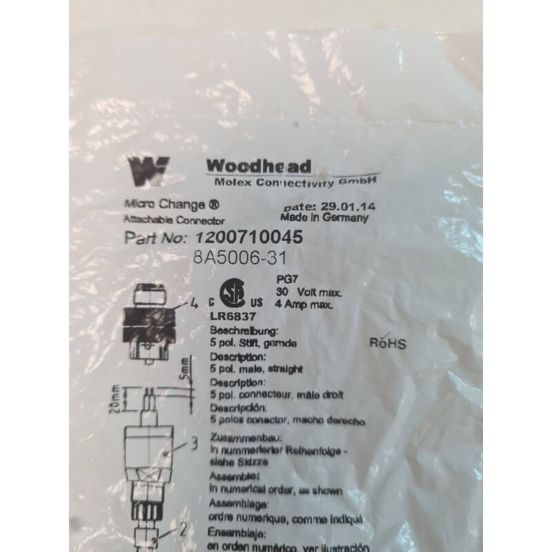 CONNETTORE WOODHEAD 1200710045 | eBay