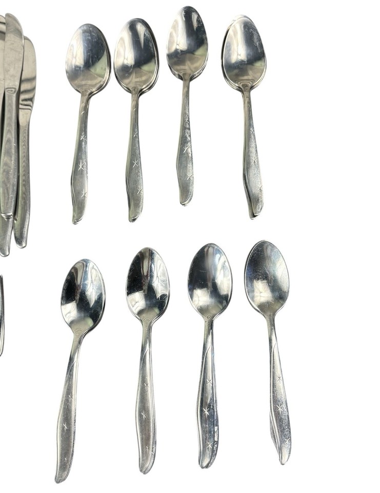 Vintage Mar-Crest Atomic Starburst 66 lot Silverware Pieces Rare ...