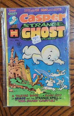 1975 Harvey Comics The Friendly Ghost Casper Strange Ghost Stories ...