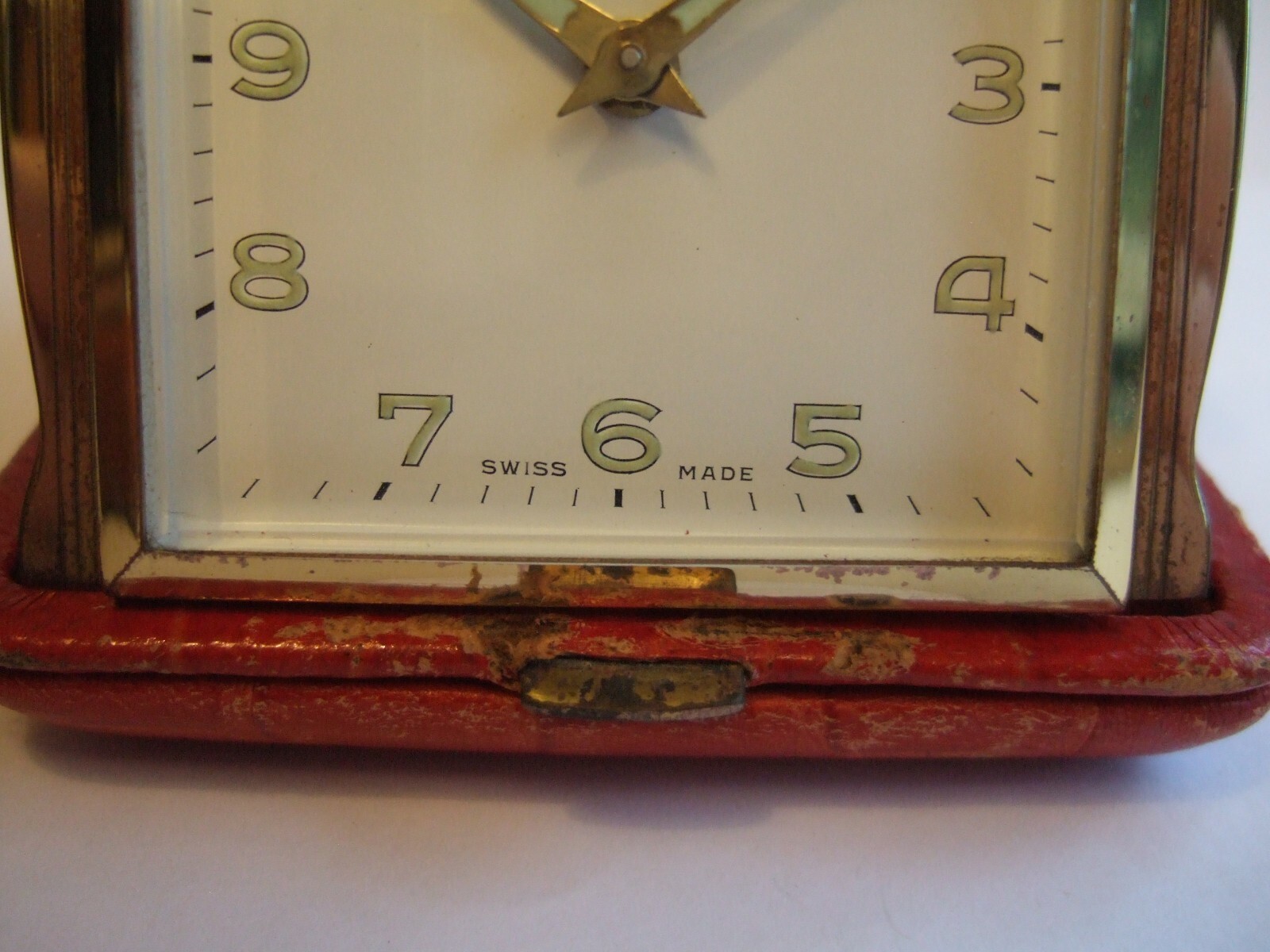 Good Vintage 1950's Swiza Art Deco Swiss Made Travel Alarm Clock! | eBay UK