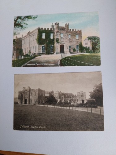 Skelton Castle Saltburn North Yorkshire Vintage Postcards x 2 | eBay