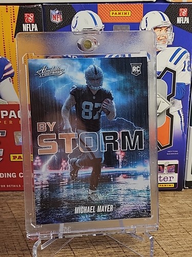 Michael Mayer RC By Storm 2023 Panini Absolute Raiders+ 1touch Case | eBay