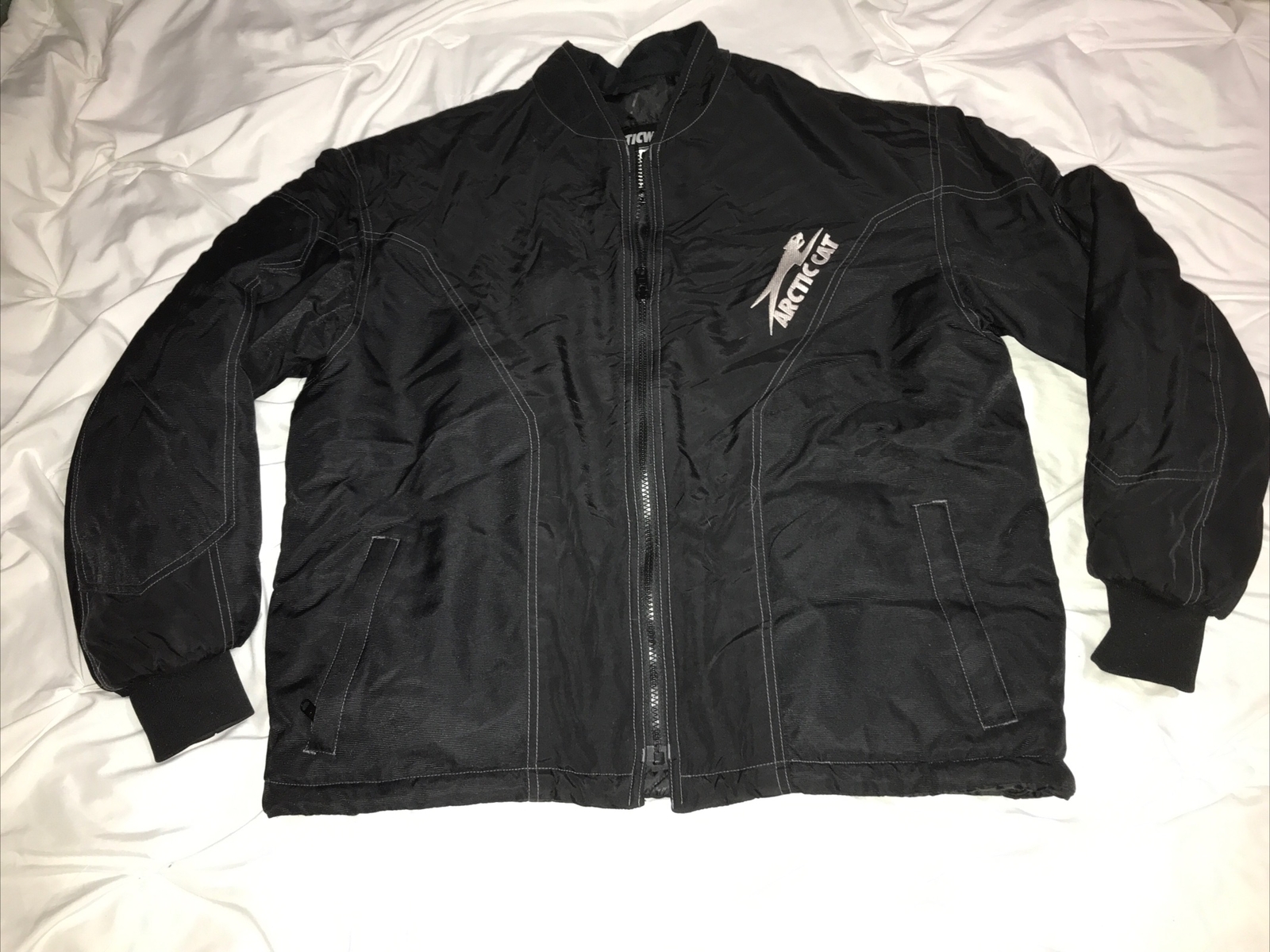 Articwear Arctic Cat Flex Tech Nylon Zip Out Jacket Liner Black Large Ladies | eBay