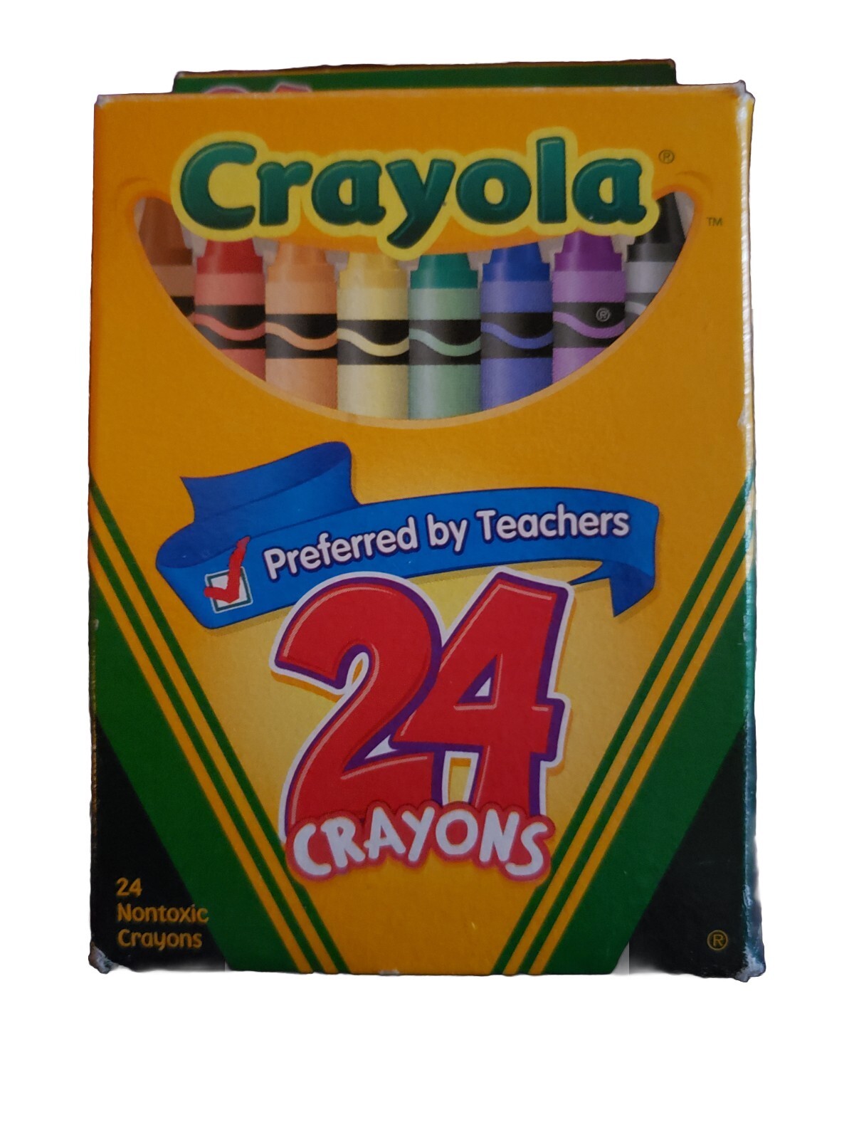 Crayola Crayon Box of 22/24 Colors 2006 W/Children’s Retired Dandelion ...