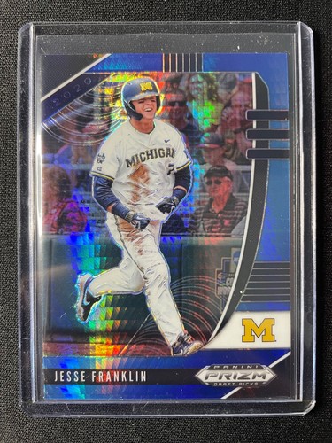 2020 Panini Prizm Draft Picks - Blue and Carolina Blue Hyper Prizm #PDP97 Jesse Franklin V (RC ...