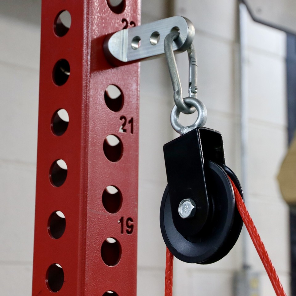 F&F Steel Fitness Rack Pulley Pin – Fits 2" & 3" Racks with 5/8" or 1 ...