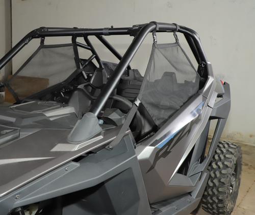 For Polaris RZR PRO XP UTV Window Net Roll Cage Mesh Net Guard ...