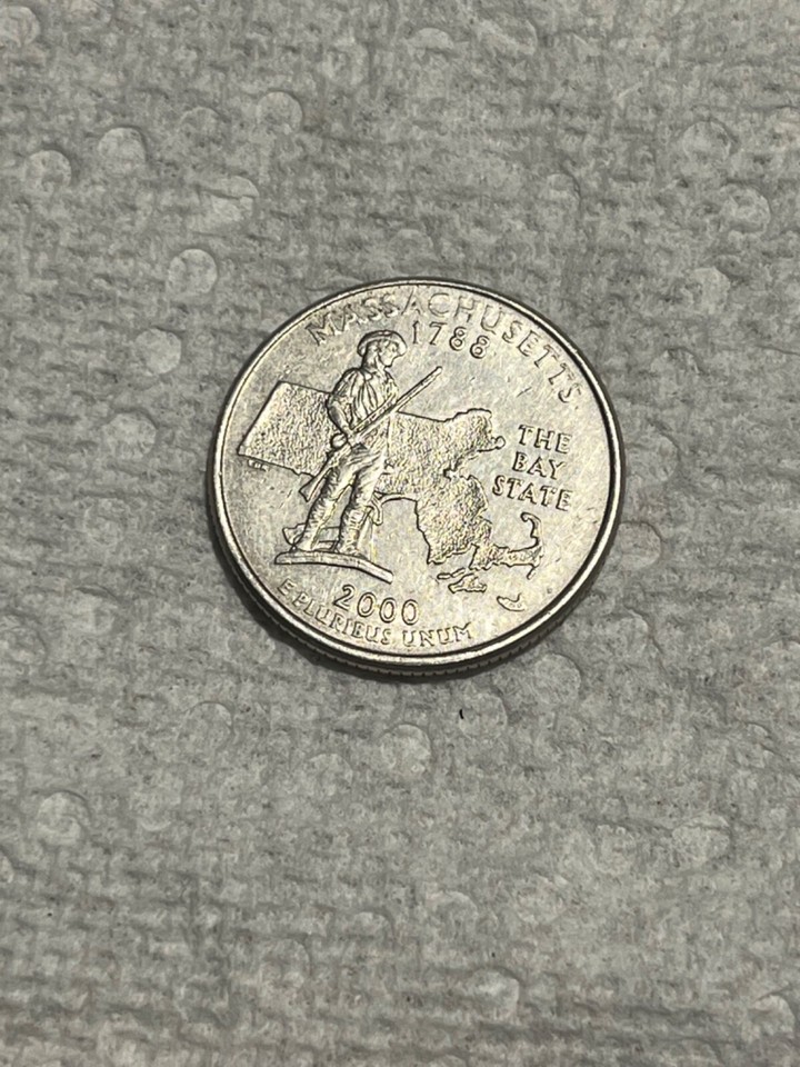 2000 Massachusetts Quarter P Error | eBay