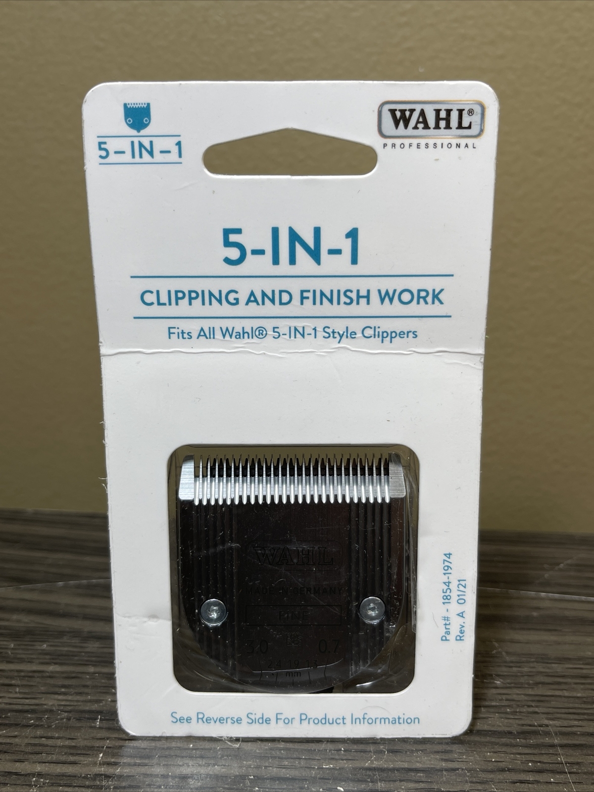 Wahl 5 in 1 Adjustable Clipper Blade 1854-1974 Coarse Replacement Pet ...