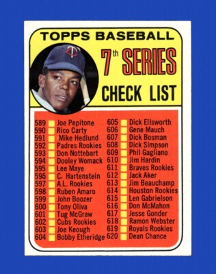 1969 Topps Set-Break #582 Checklist 7 EX-EXMINT *GMCARDS* | eBay