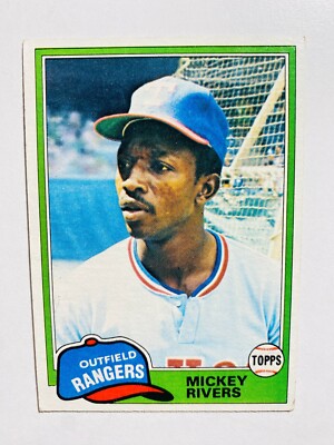 1981 TOPPS #145 MICKEY RIVERS NM-MT MLB BASEBALL CARD | eBay